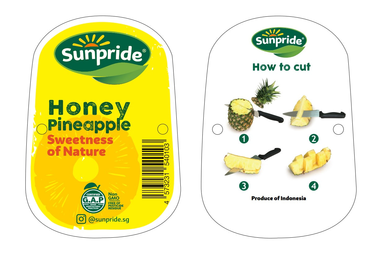 Sunpride Jumbo Honey Pineapple 1.5kg – Happy Fruits (Happy Group Pte Ltd)